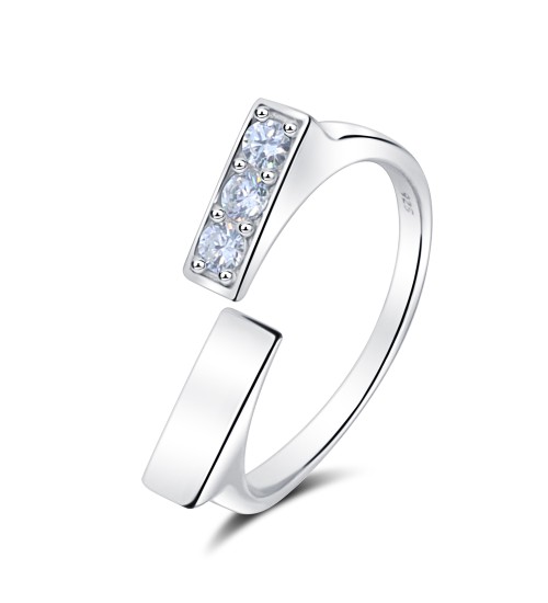 Cute Designed Silver Ring NSR-4128